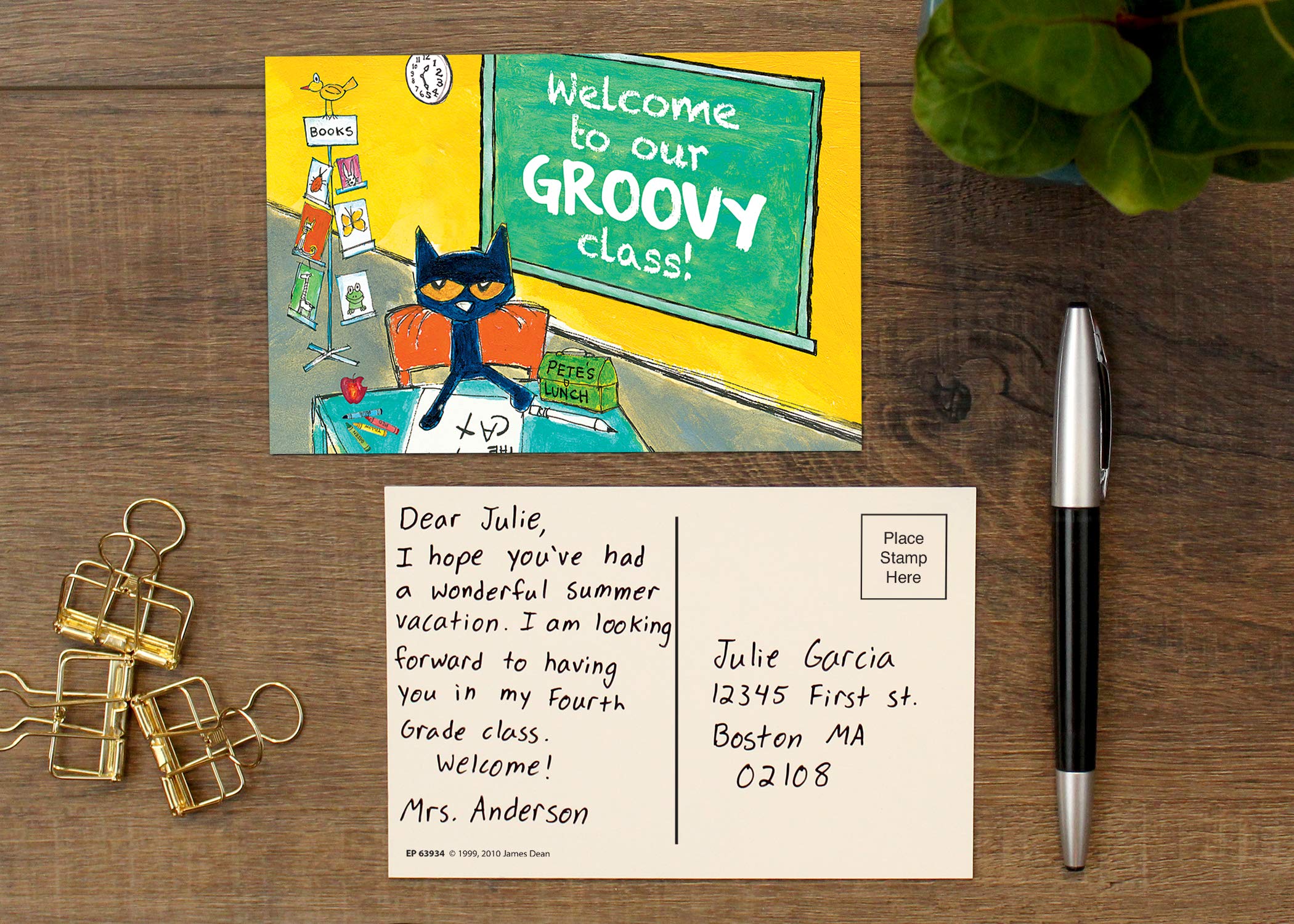 Edupress Pete The Cat Welcome to Our Groovy Class Postcards (EP63934)