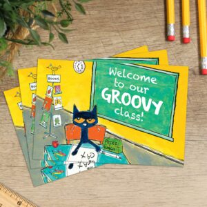 Edupress Pete The Cat Welcome to Our Groovy Class Postcards (EP63934)