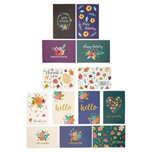 Assorted All Occasion Greeting Cards with Envelopes, 36 Designs (4x6 In, 36 Pack)