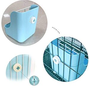 RUBYHOME Rabbit Feeders Hay Food Bin Feeder, Grass and Food Double Use Rabbit Feeder,Hay Feeders Supply for Rabbit Guinea Pig Chinchilla