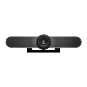 logitech meetup video conferencing system, ultra hd 4k/1080p/720p, 3 microphones/adjustable speakers, wide field of view 120°, pc/mac/laptop/macbook/tablet - black