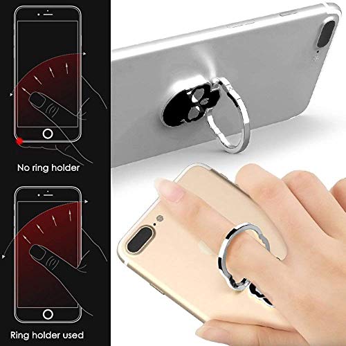 IHUIXINHE Cell Phone Finger Ring Holder, 360 Adjustable Ring Grip Kickstand for iPhone Xs Max XR X 8 7 6 6s Plus, Samsung Galaxy, Huawei, Sony, LG, Fit for Magnetic Car Mount (4 Pack)