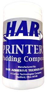 har padding compound white for making note pads - quart