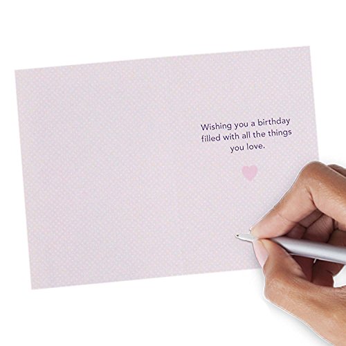 Hallmark Signature Birthday Greeting Card (Zippered Cat Pouch)