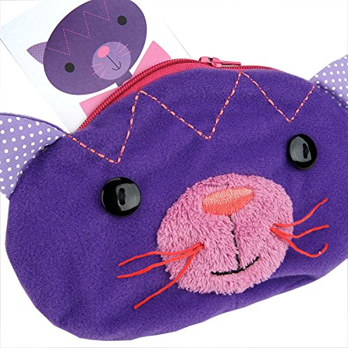 Hallmark Signature Birthday Greeting Card (Zippered Cat Pouch)