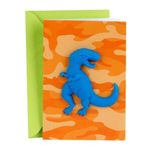 hallmark signature birthday card for boy (t rex)