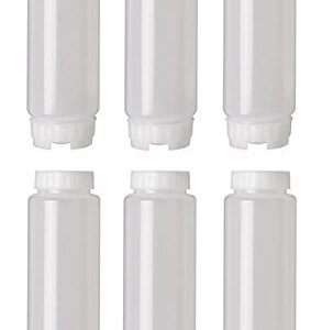 6 Pack FIFO 16 oz. Squeeze Bottles