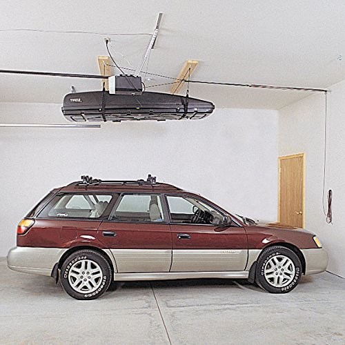 Hoister Direct 7806 - Overhead Storage Hoist for Jeep Top Removal, Truck Caps, Bikes, SUP, Dinghies, Canoes, Kayaks, Surfboards and More. Mount in Your Garage, Shop, Anywhere with a Ceiling.