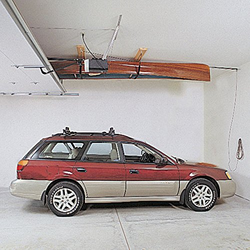 Hoister Direct 7806 - Overhead Storage Hoist for Jeep Top Removal, Truck Caps, Bikes, SUP, Dinghies, Canoes, Kayaks, Surfboards and More. Mount in Your Garage, Shop, Anywhere with a Ceiling.