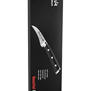 Cangshan S Series 1020410 German Steel Forged Peeling/Tourne Knife, 2.75-Inch Blade