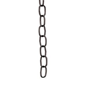 aspen creative oil rubbed bronze 21101 36" decorative light fixture chain, 1 pack