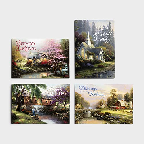 DaySpring Birthday - Inspirational Boxed Cards - Thomas Kinkade - 70107