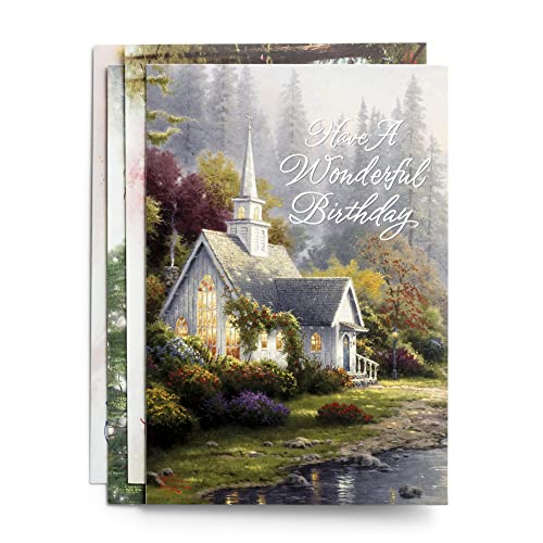 DaySpring Birthday - Inspirational Boxed Cards - Thomas Kinkade - 70107