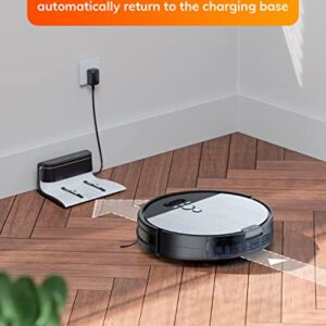 ILIFE V8s Robot Vacuum and Mop Combo, Big 750ml Dustbin, Enhanced Suction Inlet, Zigzag Cleaning Path, LCD Display, Schedule, Self-Charging Robot Vacuum Cleaner, Ideal for Hard Floor and Pet Hair.