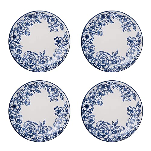 Pfaltzgraff Gabriela Blue 16-Piece Dinnerware Set, Service for 4