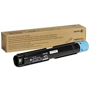 xerox versalink c7020 /c7025 /c7030 cyan high capacity toner-cartridge (9,800 pages) - 106r03744