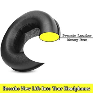 YunYiYi Replacement Foam Ear Pads Pillow Earpads Cushions Cover Cups Compatible with Pioneer HDJ1000 HDJ1500 HDJ2000 HDJ 2000 1000 1500 DJ Headphones (Style 3)