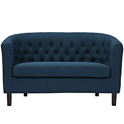 Modway Prospect Upholstered Contemporary Modern Loveseat In Azure