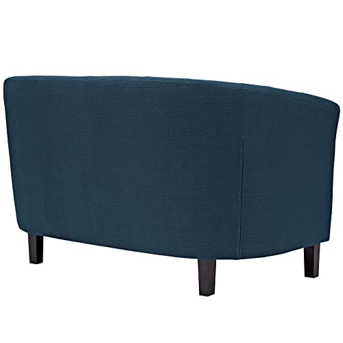 Modway Prospect Upholstered Contemporary Modern Loveseat In Azure