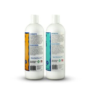 earthbath Oatmeal & Aloe Shampoo & Conditioner Pet Grooming Set - Itchy, Dry Skin Relief, Made in USA - Vanilla Almond, 16 oz (1 Set)