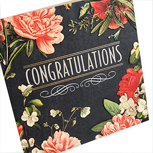 Hallmark Signature Wedding Card (May Happiness Go With You Always)