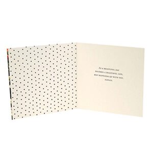 Hallmark Signature Wedding Card (May Happiness Go With You Always)