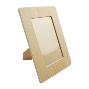 LWR CRAFTS Wooden DIY Photo Frame 4" x 6" Pack of 2