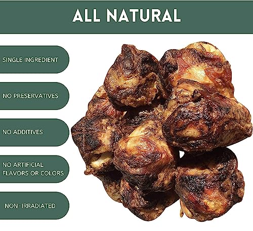 K9 Connoisseur Dog Bones Made in USA from Grass Fed Cattle for Small and Medium Breed Dogs Natural Long Lasting Meaty Beef Knee Cap Bone Treats Best for Dogs Upto 50 Pounds 1 Pack 10 Count