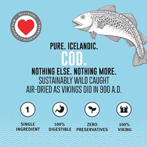 Icelandic+ Plus Cod Fish Chips Dog Treat 2.5-oz Bag