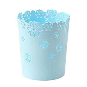 wastebasket,hmane hollow flower shape plastic lidless wastepaper baskets trash can - l