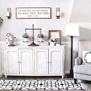 Signature Design by Ashley Mirimyn Distressed 4-Door Accent Cabinet or TV Stand, Antique White