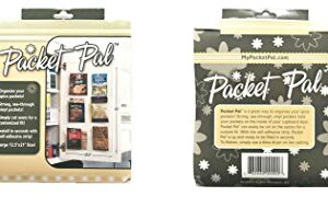 My Packet Pal Spice & Seasoning Packet Holder Organizer For Kitchen Cabinets Set Of 2