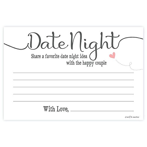 Sweet Heart Date Night Cards (50 Count)