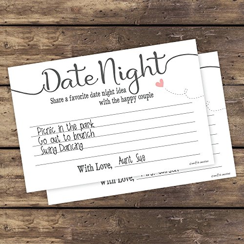 Sweet Heart Date Night Cards (50 Count)