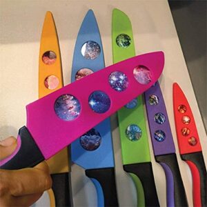 Chef’s Vision Blade Keepers Protective Knife Covers for the Cosmos Series Knives - Knives Not Included - Color Blade Cover Sheaths for Kitchen Knives - Blade Guards to Protect your Cosmos Knives