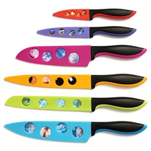 Chef’s Vision Blade Keepers Protective Knife Covers for the Cosmos Series Knives - Knives Not Included - Color Blade Cover Sheaths for Kitchen Knives - Blade Guards to Protect your Cosmos Knives