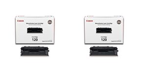 canon printing 120 black toner cartridge 2-pack (qty-2 2617b001aa)