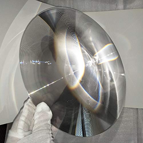 2-Pack Large Fresnel Lenses Φ300mm(11.81") Focal Length 600mm Acrylic Magnifier for Solar Heating,Solar Cooking,Visual Education. (Focal Length 600mm)