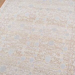 Momeni Rugs Isabella Traditional Oriental Flat Weave Area Rug, 2'0" x 3'0", Blue