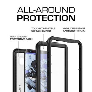 Ghostek Nautical Galaxy S8 Plus Waterproof Case with Screen Protector Extreme Rugged Heavy Duty Protection Full Body Sealed Shell Underwater Shockproof for 2017 Galaxy S8 Plus (6.2 Inch) - (Black)