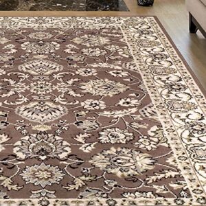 SUPERIOR Lille 8' x 10' Area Rug, Contemporary Living Room & Bedroom Area Rug, Anti-Static and Water-Repellent for Residential or Commercial use