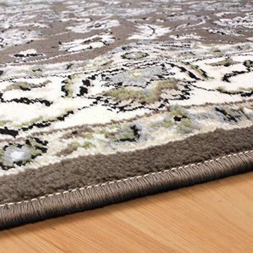 SUPERIOR Lille 8' x 10' Area Rug, Contemporary Living Room & Bedroom Area Rug, Anti-Static and Water-Repellent for Residential or Commercial use