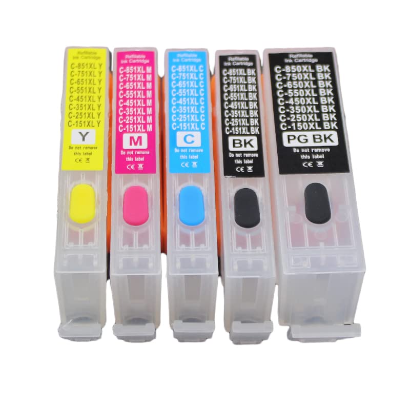 UniPrint 450 451 Empty refillable Ink Cartridge Compatible for Canon IP7240 MG5440 MG5540 MG6440 MG6640 MG5640 MX924 MX724 IX6840 Printer PGI-450 CLI451