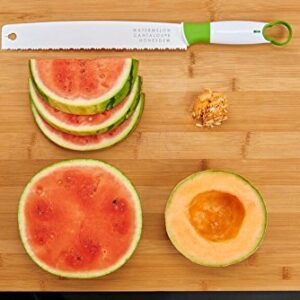 Crisp Melon Knife, White/Green