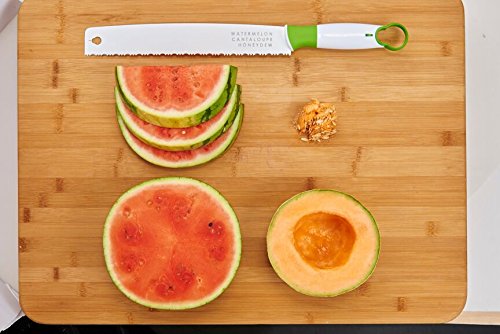 Crisp Melon Knife, White/Green