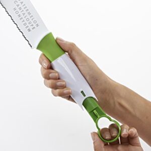 Crisp Melon Knife, White/Green