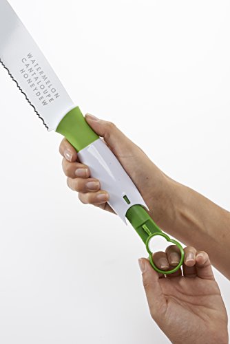 Crisp Melon Knife, White/Green