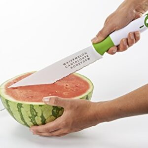 Crisp Melon Knife, White/Green