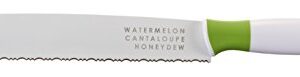 Crisp Melon Knife, White/Green