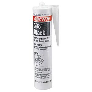 598 black, high performance rtv silicone gasket maker, 300 ml cartridge